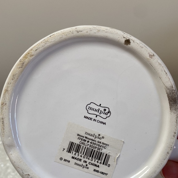 Mud Pie | Dining | Mud Pie Chilly Willy Chili Soup Mug Bowl | Poshmark